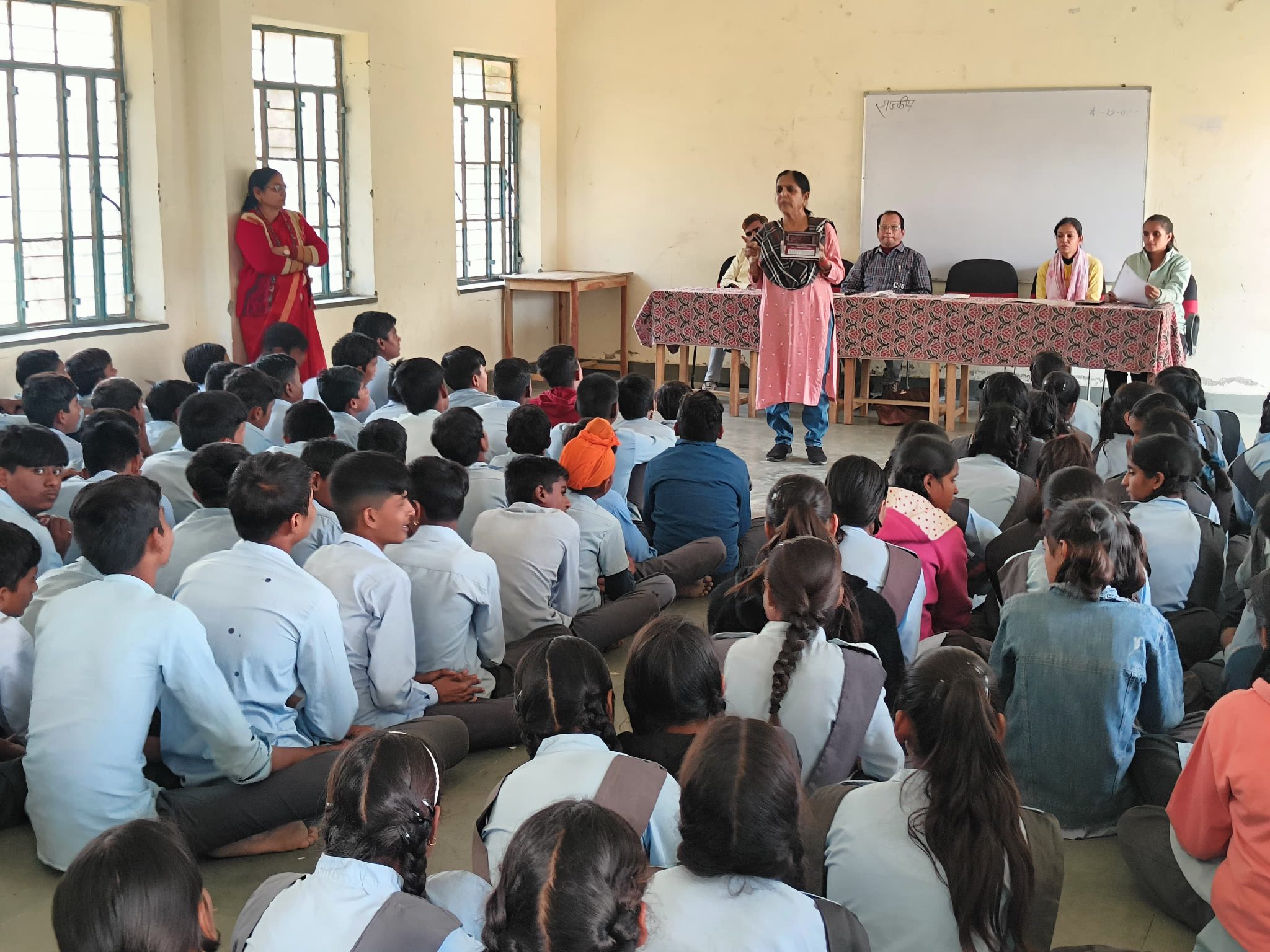 Workshop organized in Aatun on Constitution Day – Bal Va Mahila Chetna Samiti (BMCS) Official ...